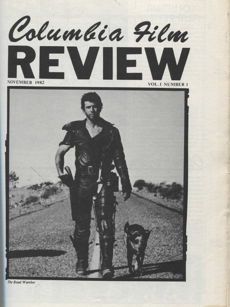 Columbia Film Review #1 (Nov. 1982) | PDF