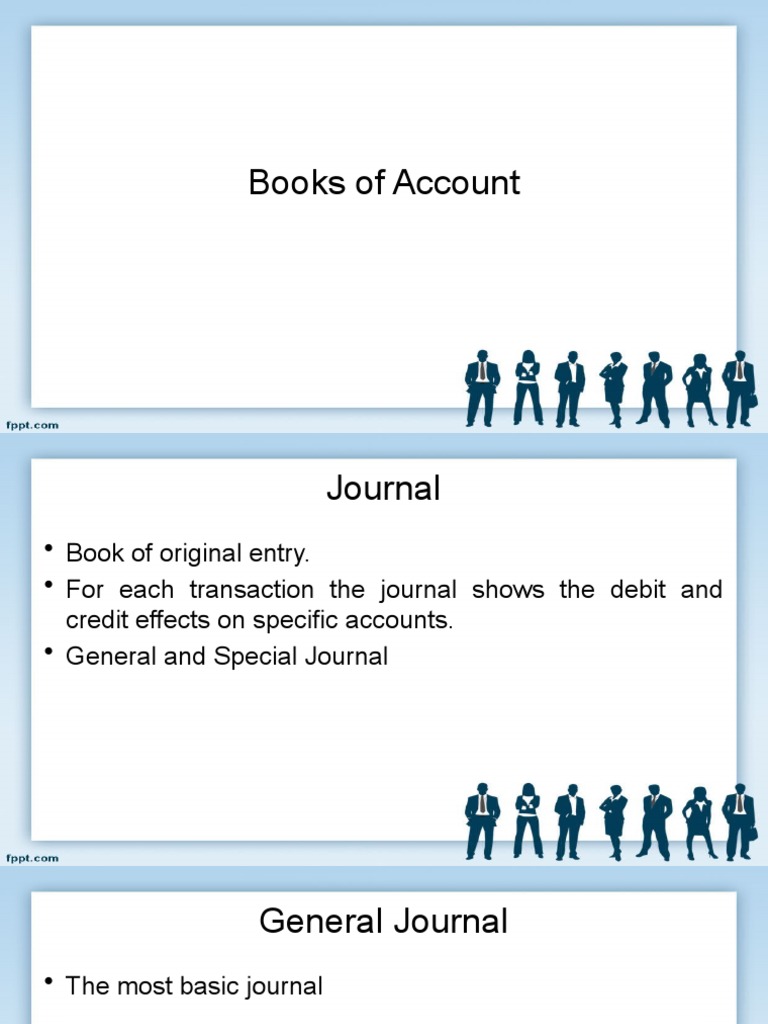 Books of Account | PDF | Debits And Credits | Deferral