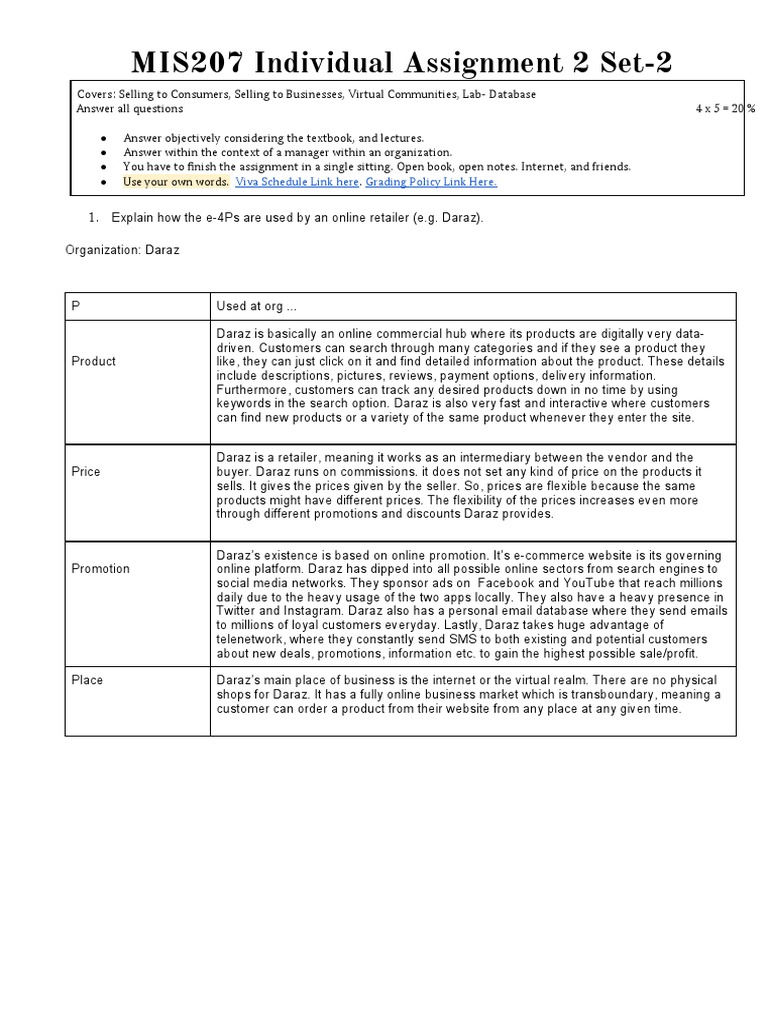 Raisa Musharrat Hossain 1931471030 - 221 - MIS207 Ia2 - Set2 | PDF | Warehouse | Supply Chain ...