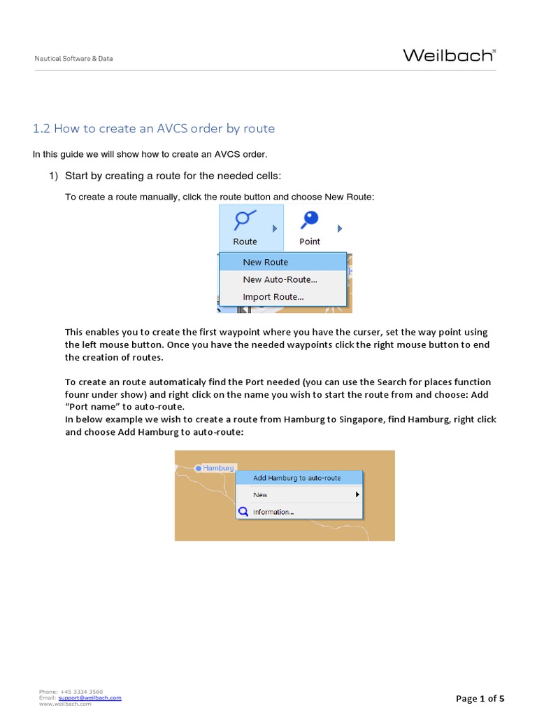 Create AVCS order by route | PDF | Computer Architecture | Software