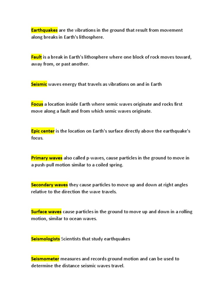 Earthquake and Volcano Basics | PDF | Volcano | Lava