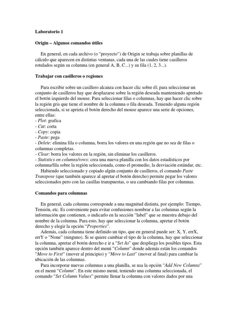 Origin-Guía-básica | PDF | Ventana (informática) | Software