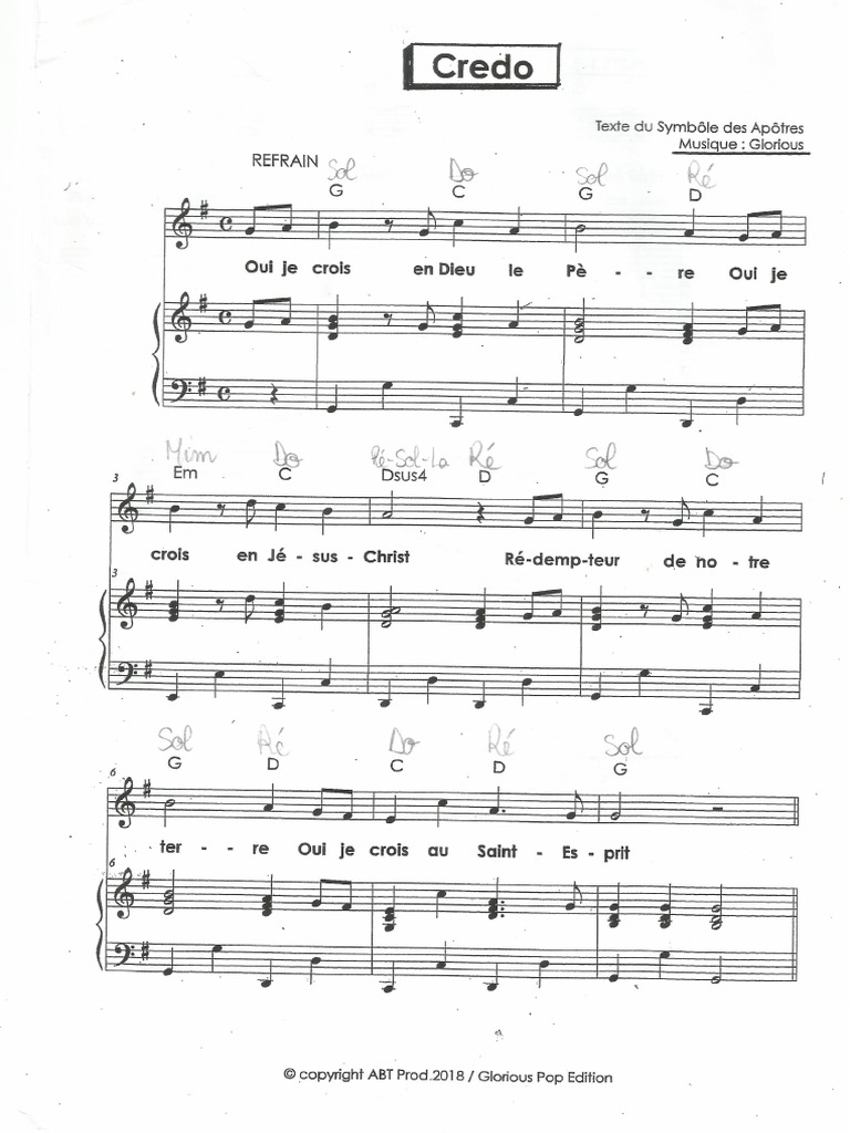 Scan Credo Glorious | PDF