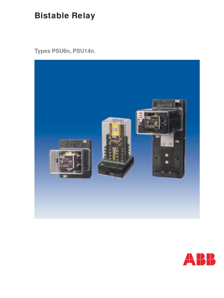 ABB PSU Speed Relay | PDF | Relay | Electrical Substation