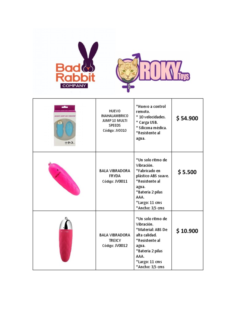 Catalogo Juguetes Bad Rabbit Company Sas | PDF | Materiales de ...