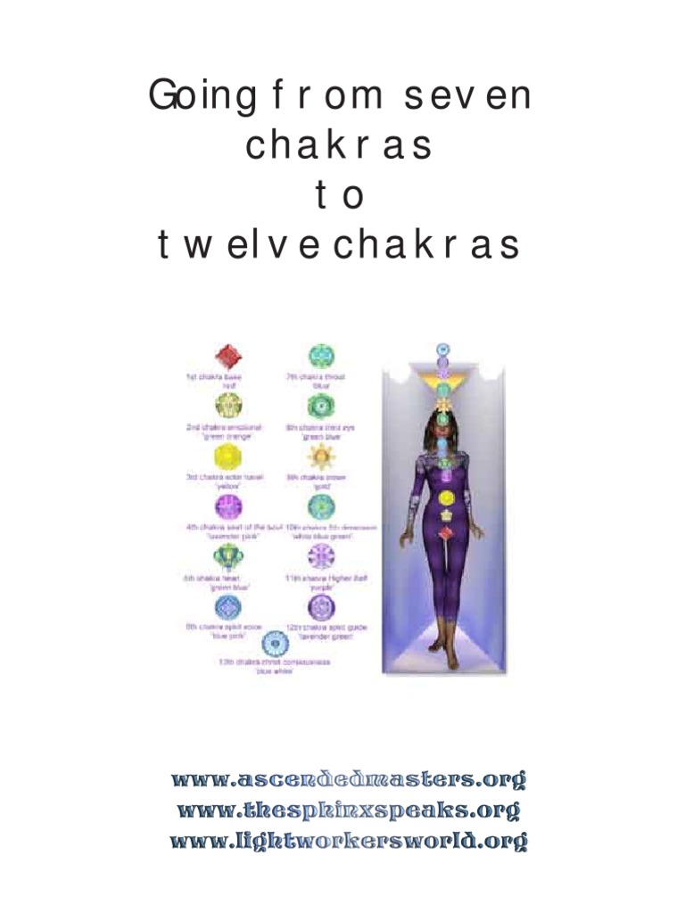 Going From Seven Chakras To Twelve Chakras | PDF | Chakra | Thought