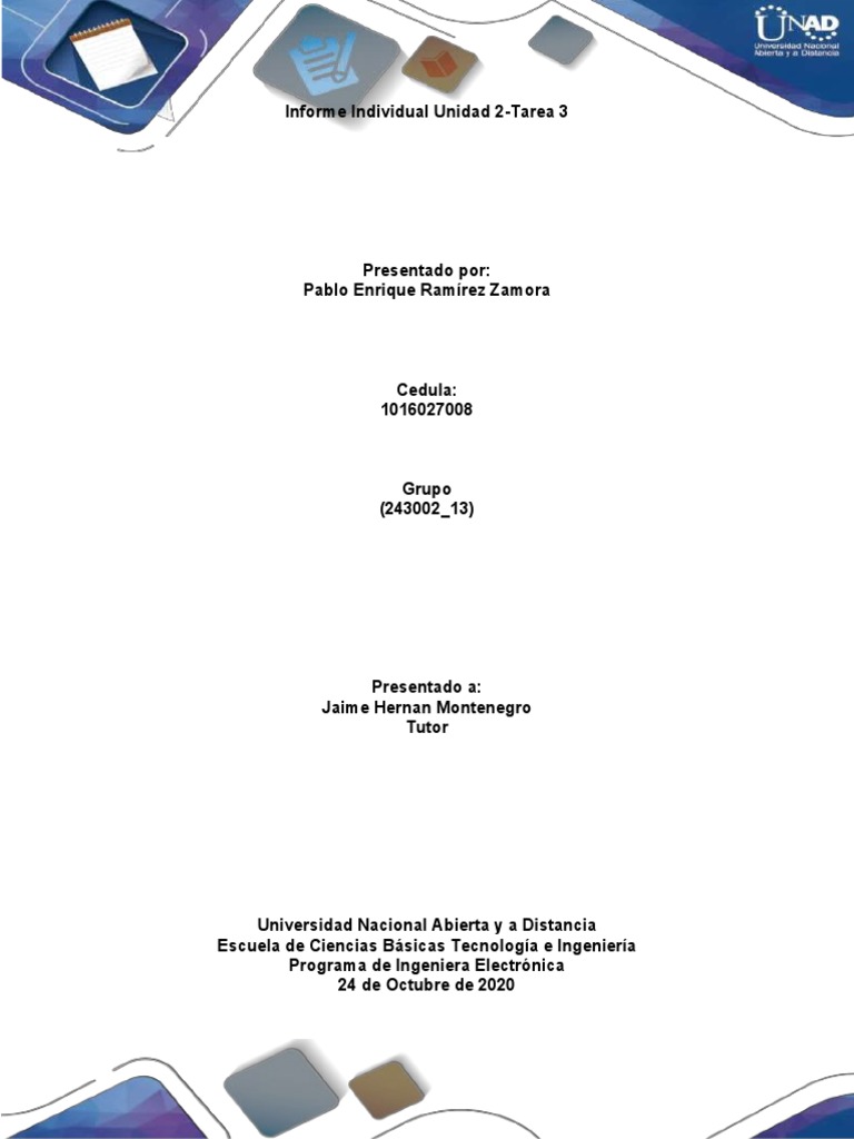 Informe Individual Unidad 2 - Tarea3 | PDF | Programa de computadora | Programación