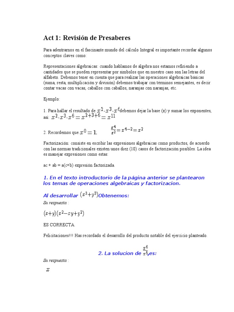 Act 1 Calculo | PDF | Derivado | Pendiente