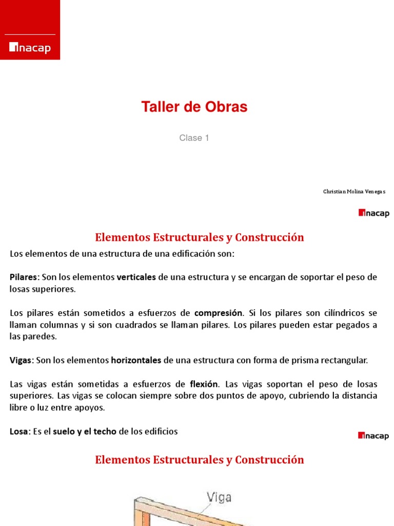 Clase 1 TDO | PDF | Hormigón | Fundación (Ingeniería)