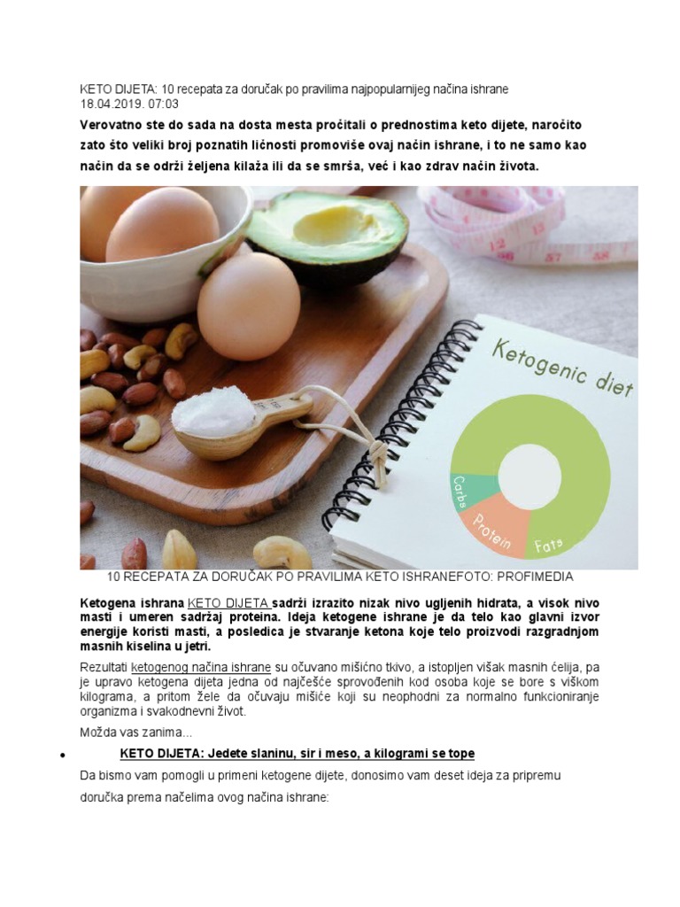 Keto Dijeta | PDF