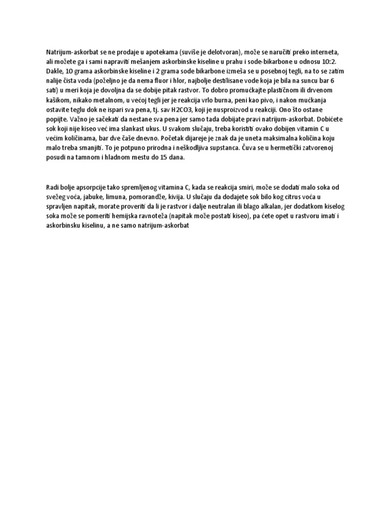Natrijum | PDF