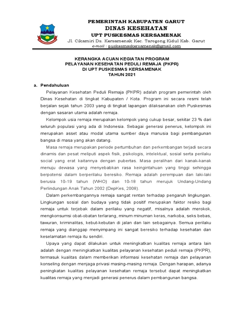 Kak PKPR 2021 | PDF