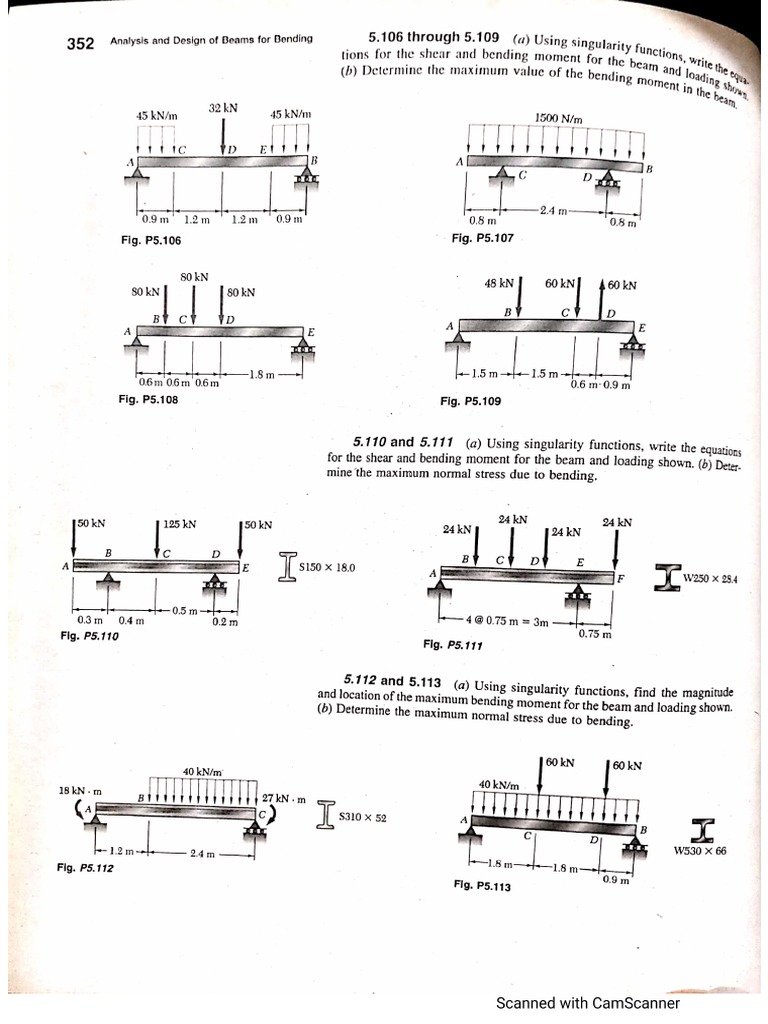 Beam Design Exercises | PDF