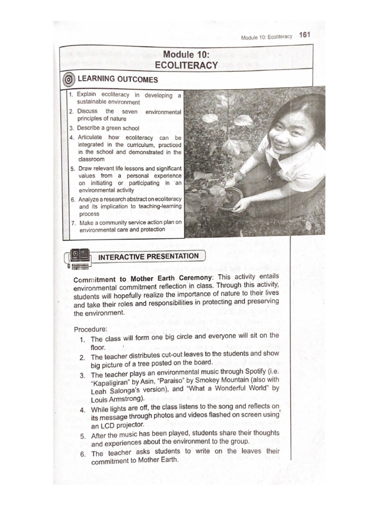 MODULE 10 Ecoliteracy | PDF