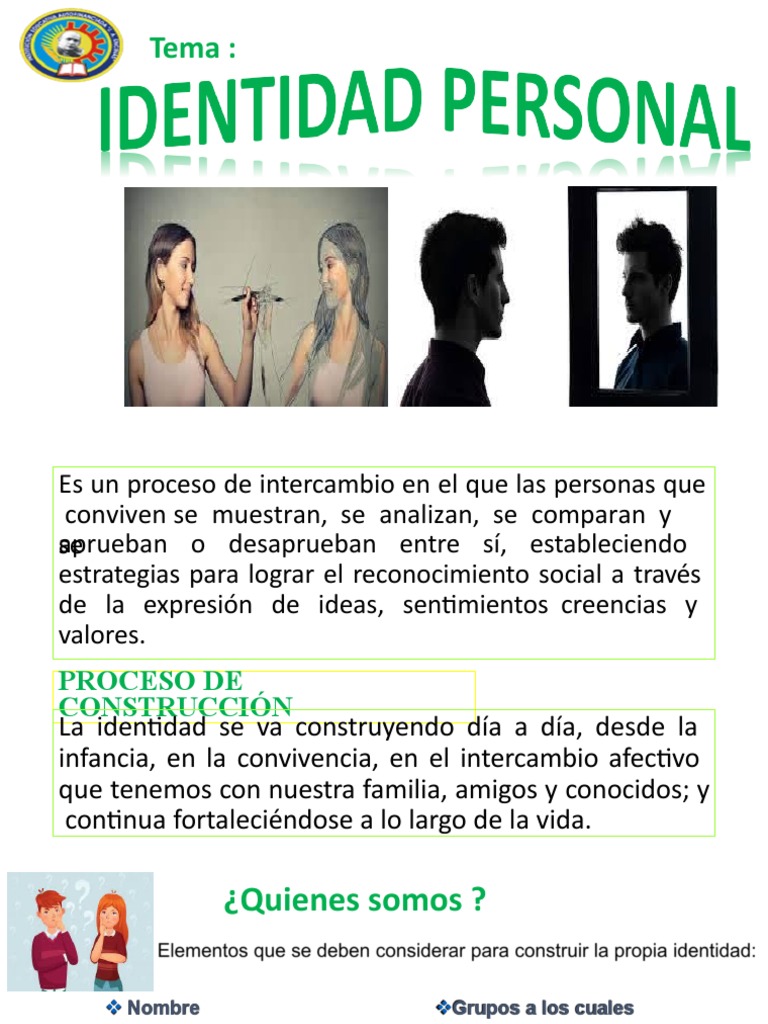 Que Es La Identidad Personal Y Como Se Construye Wholesale Sale | www ...