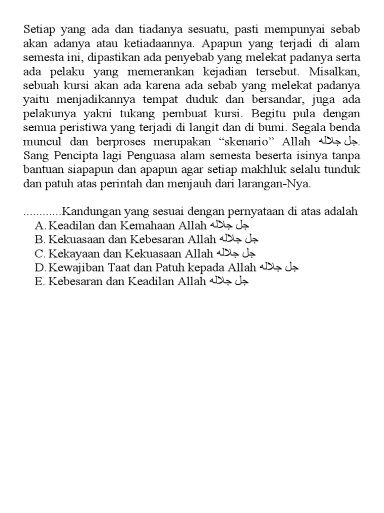 Soal QH Geschool | PDF