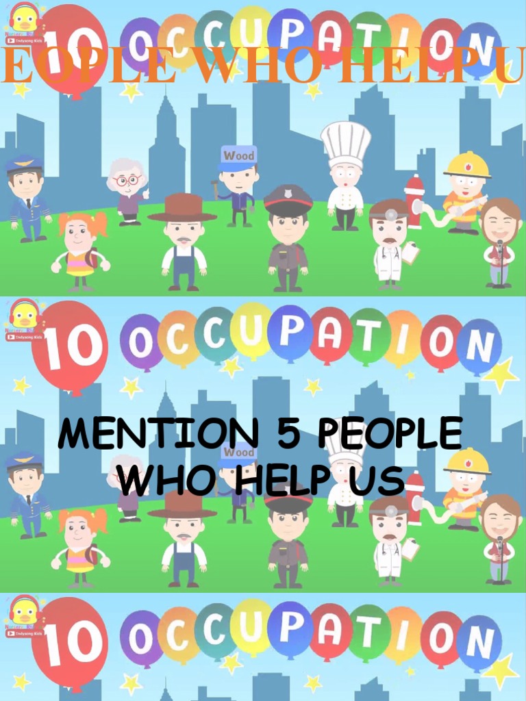 People Who Help Us Part 2 | PDF