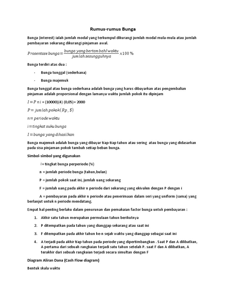 Rumus Bunga | PDF