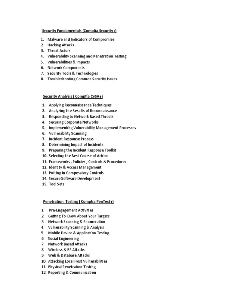 Security CourseWare Outline | PDF | Computers