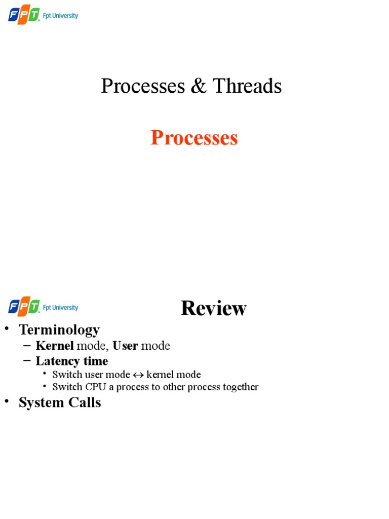 Processes and Threads Explained | PDF | Process (Computing) | Scheduling (Computing)
