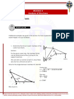 TOS CM - 9 - Virtual Work Method | PDF | Truss | Force