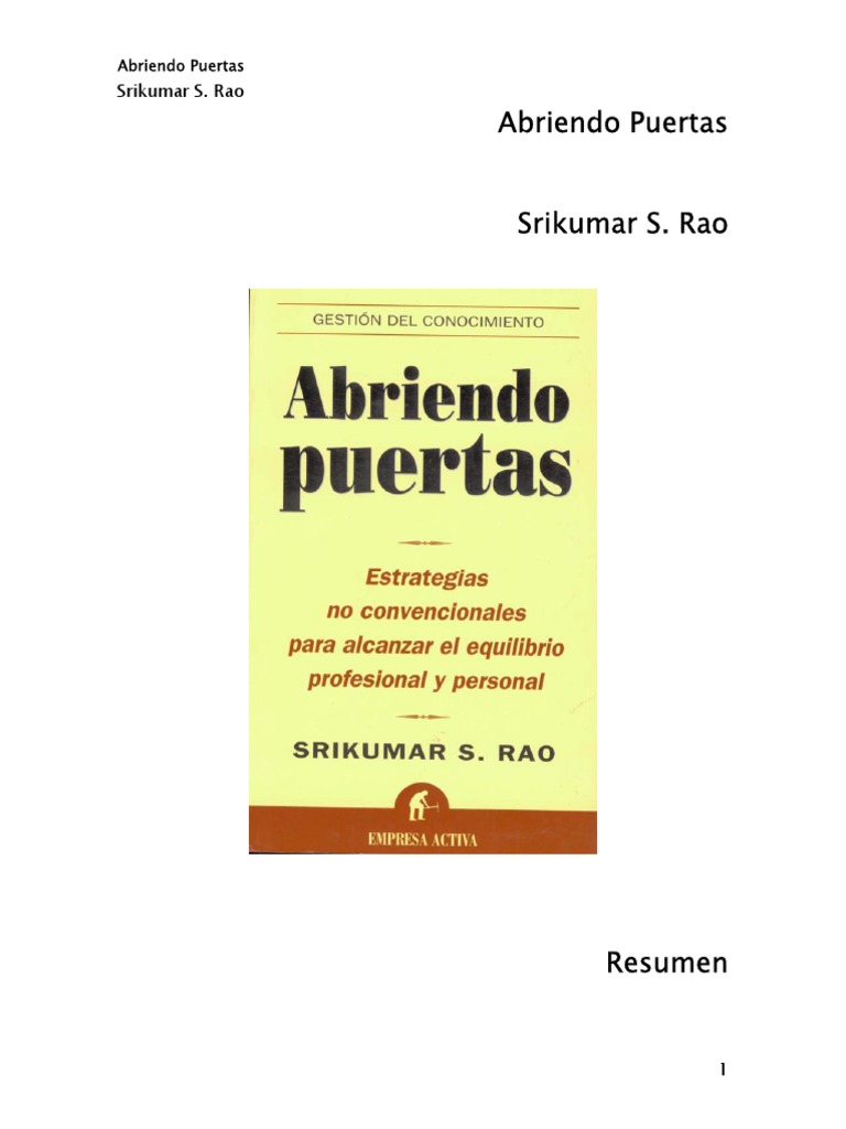 Abriendo Puertas | PDF | Verdad | Liderazgo