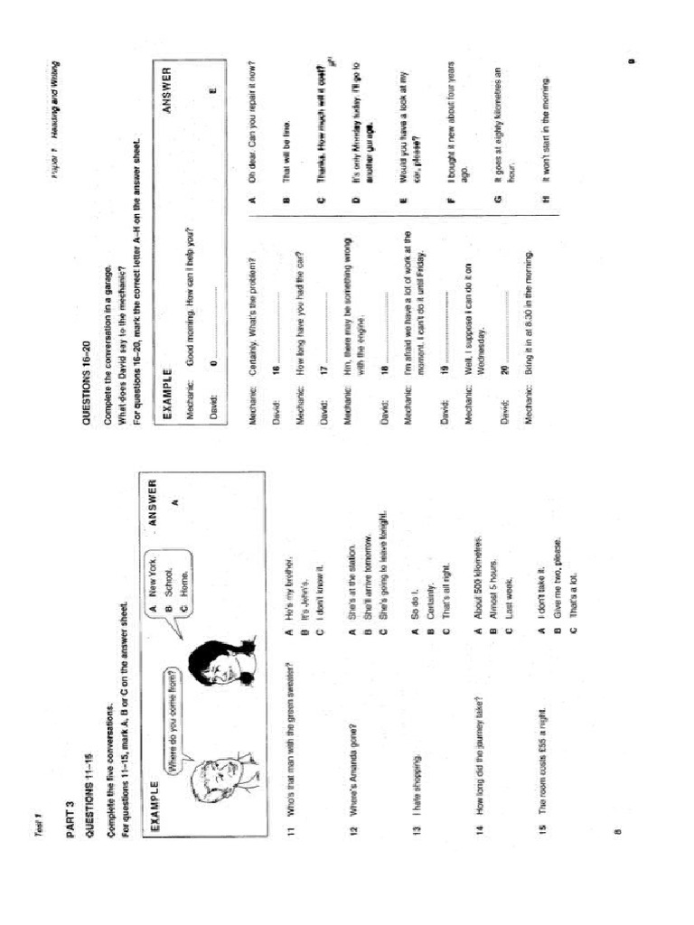Ket 3, Test 1, 2, 3, 4 | PDF