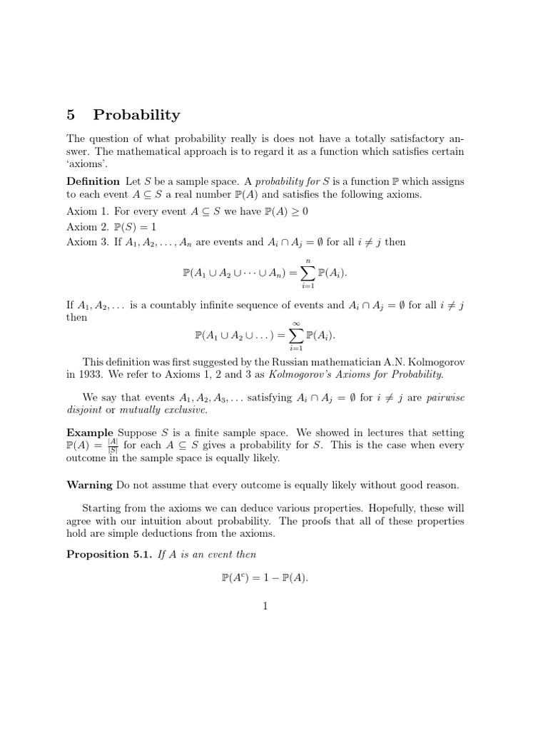 Probability Addition Theorem | PDF | Theorem | Mathematical Proof