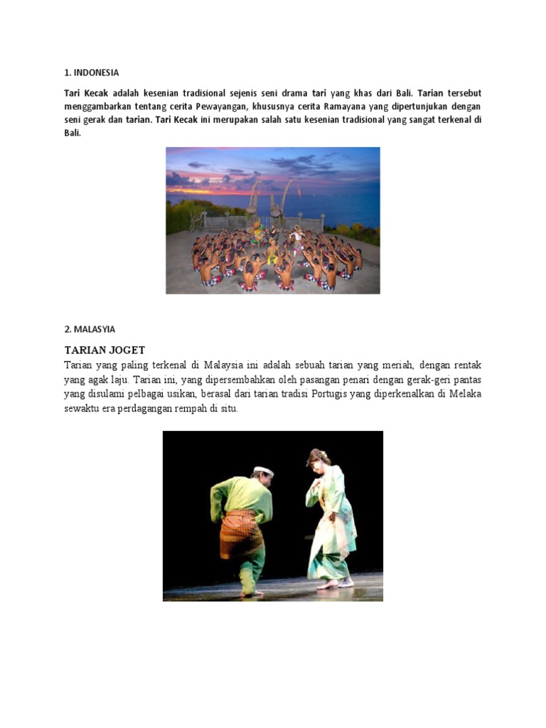 Tarian Asean | PDF | Sejarah