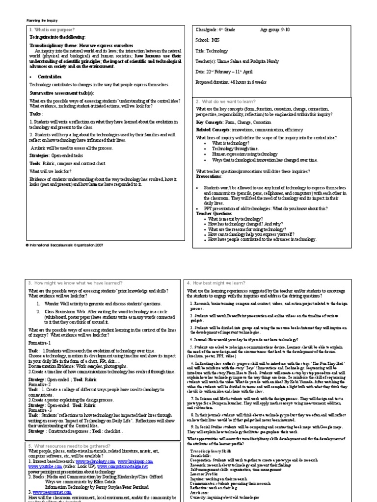 How We Express Ourselves | PDF | Inquiry | Rubric (Academic)
