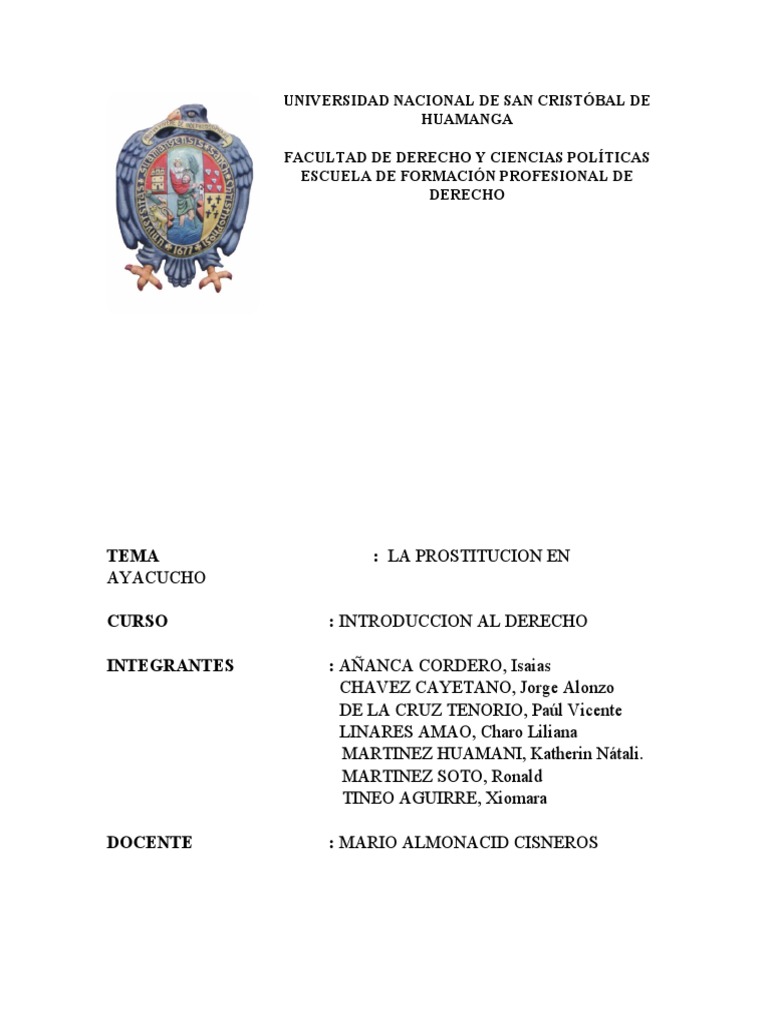 La Prostitucion Pdf Trata De Personas Adquisición Prostitución