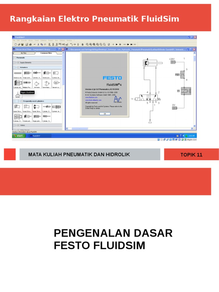 Rangkaian Elektro Pneumatik | PDF