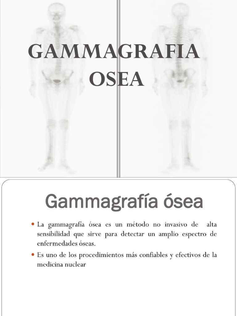 Gammagrafía Ósea y Osteomielitis | PDF | Especialidades Medicas ...