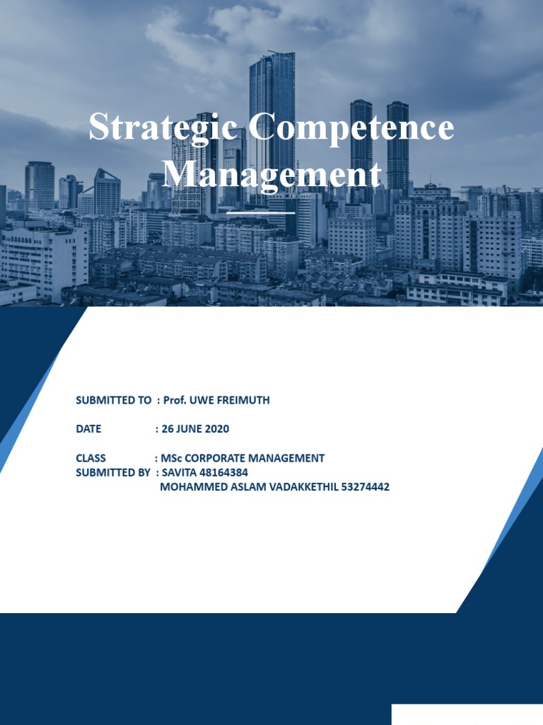 Strategic Competence Management | PDF | Competence (Human Resources ...