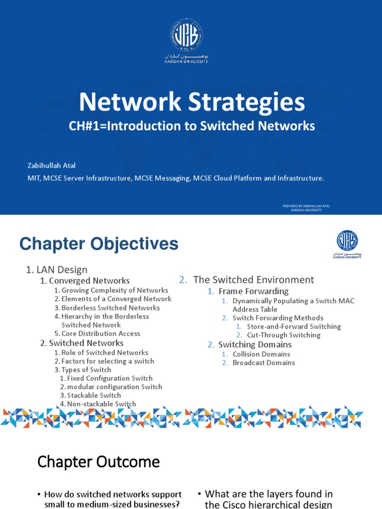 Network Strategies CH#1 Introduction To Switched Network | PDF ...