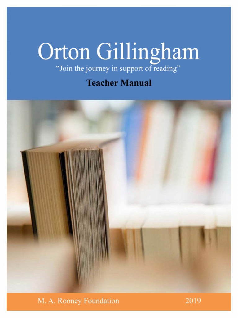 OG Training Manual 2019 | PDF | Phonics | Reading Comprehension