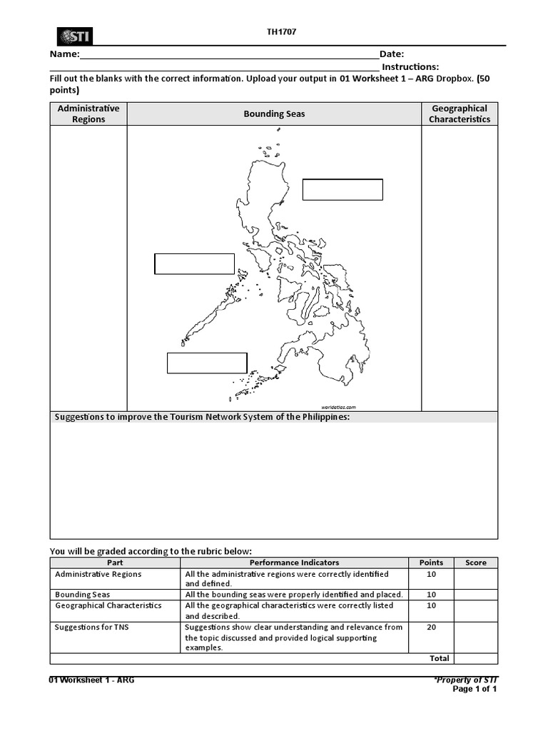 01 Worksheet 1 - ARG3 | PDF