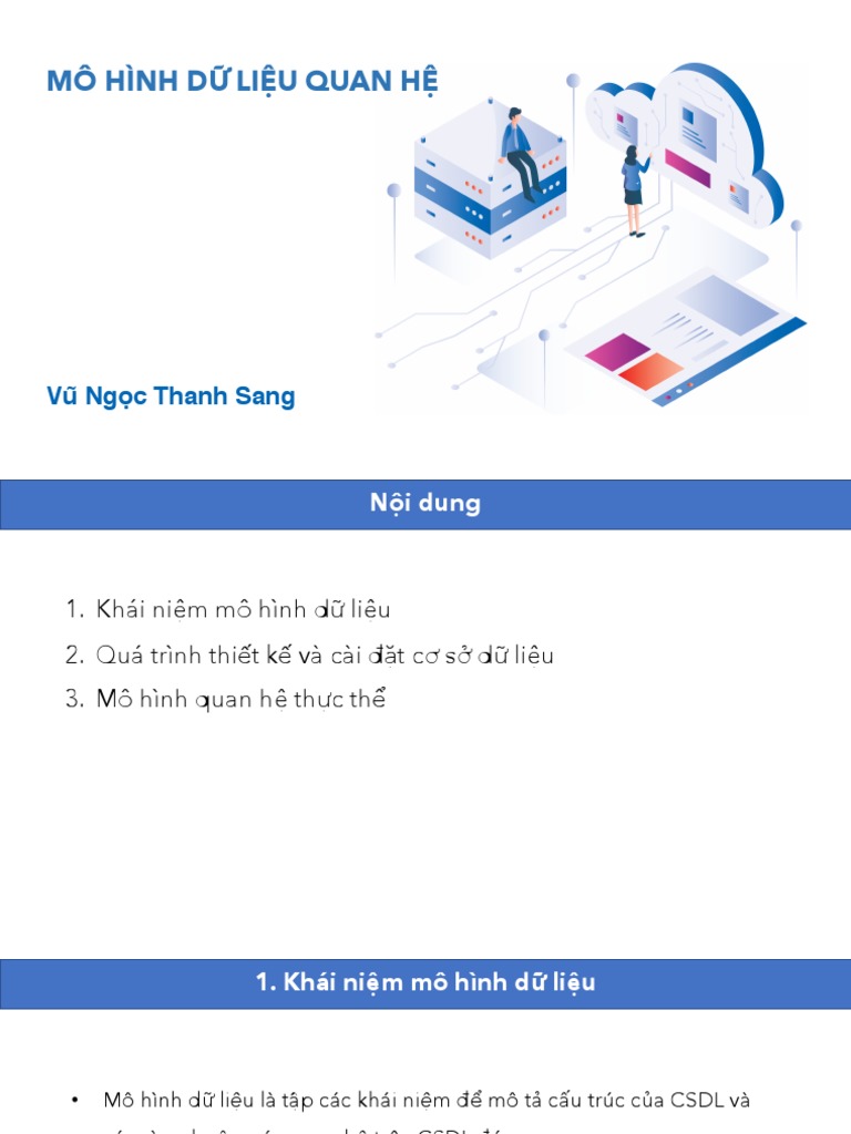 CSDL - LT - 02 - Mo Hinh Du Lieu | PDF