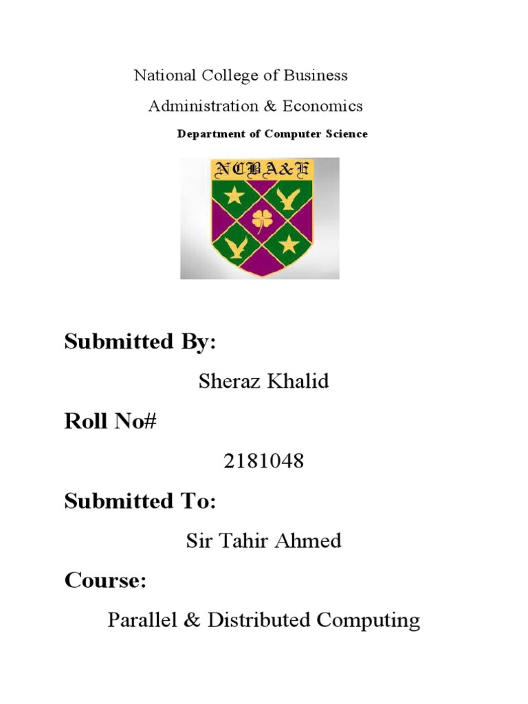 Assignment 3 Pdf Information Age Distributed Computing Architecture