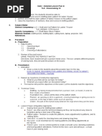 Detailed Lesson Plan TAking Body Measurement | PDF | Lesson Plan | Clothing