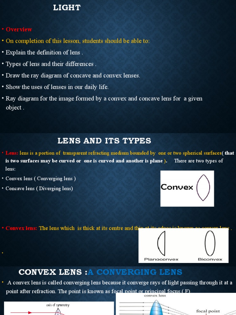 Overview: - On Completion of This Lesson, Students Should Be Able To ...