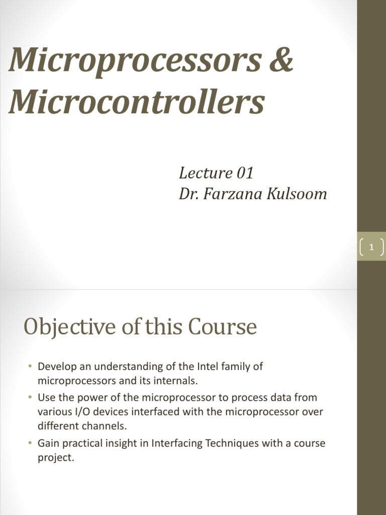 Introduction to Microprocessors: A Comprehensive Overview of Microprocessor History ...
