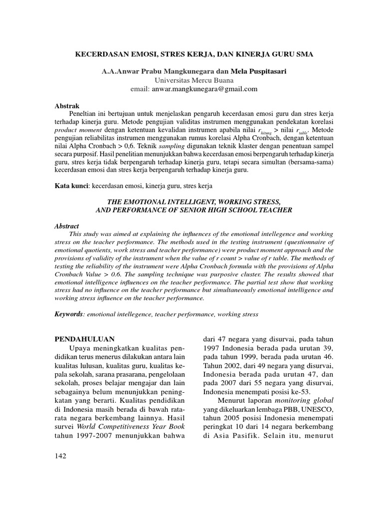 Kecerdasan Emosi PDF | PDF