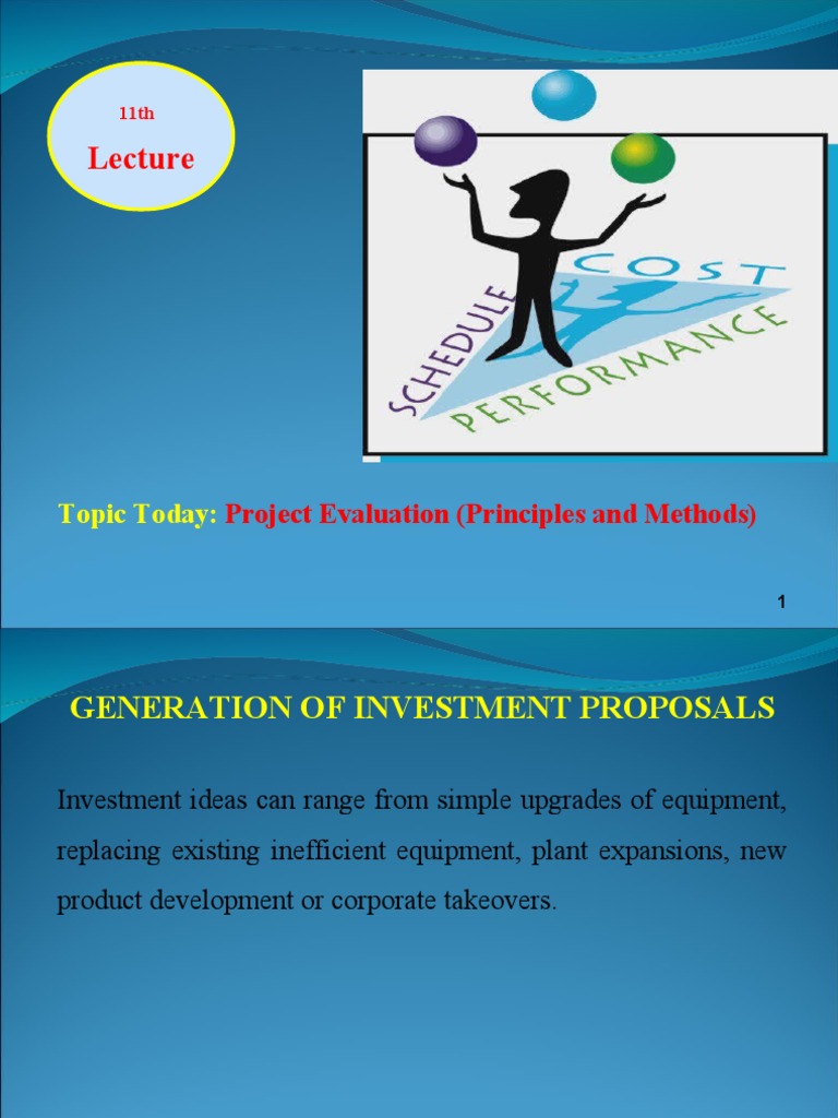 11th Lecture Modified-PCFM-Project Cost and Financial Management | PDF ...