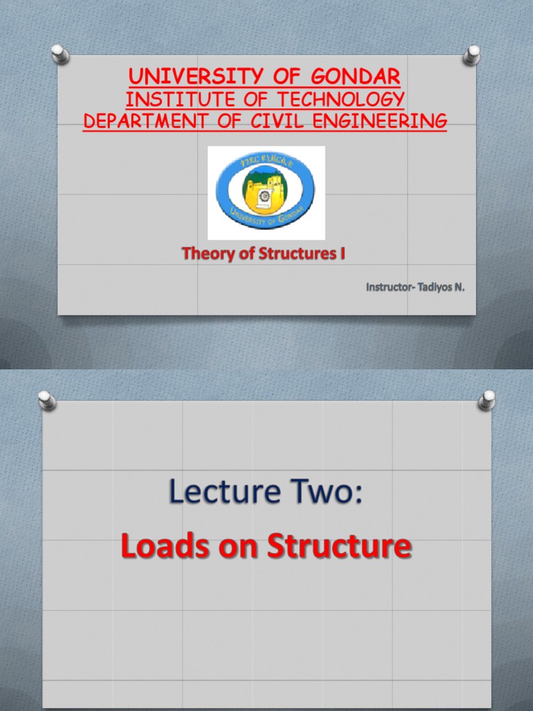 University of Gondar: Institute of Technology Department of Civil ...