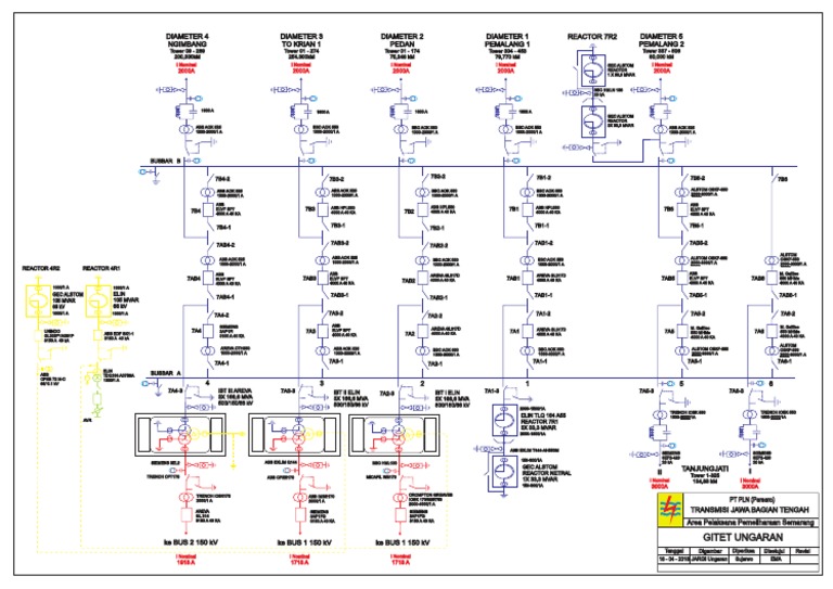 Single Line Diagram for 500kV System | PDF | Power (Physics) | Business
