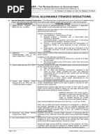 Regular Income Tax - Itemized Deductions | PDF | Tax Deduction | Expense