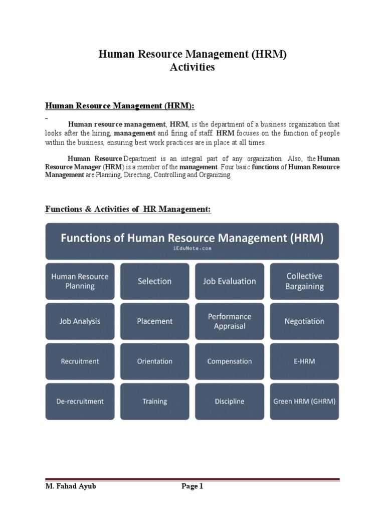 Human Resource Management | PDF | Human Resource Management | Employment