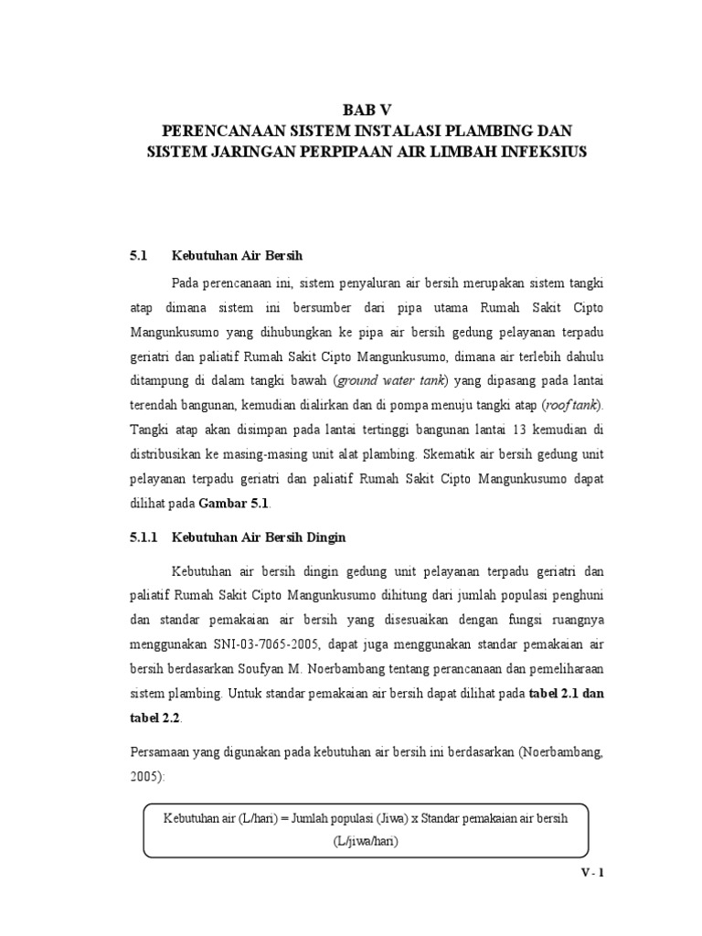 BAB V PERENCANAAN - Rvs | PDF