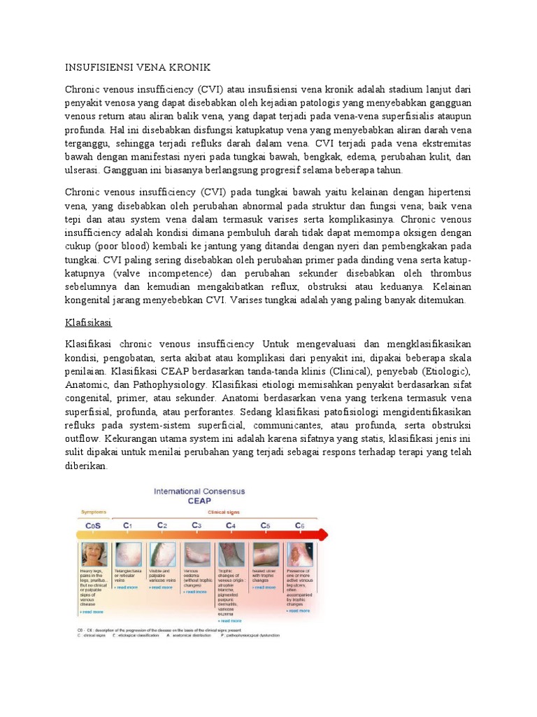 Insufisiensi Vena Kronik | PDF